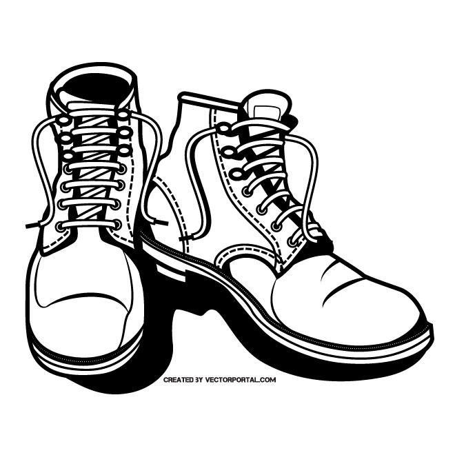 Boots vector image by Vectorportal on DeviantArt