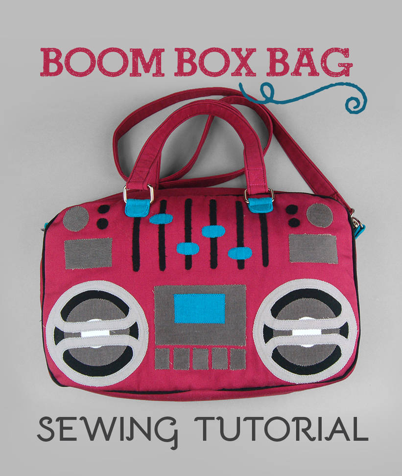 Sewing Tutorial - Boom Box Bag by SewDesuNe on DeviantArt