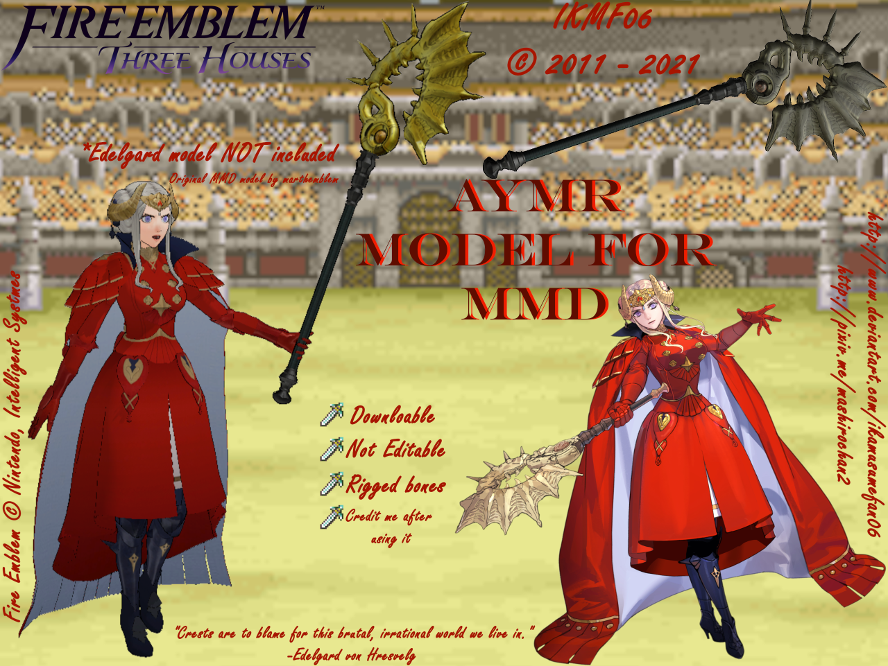 MMD Aymr (Download) by YiyaRoxie on DeviantArt