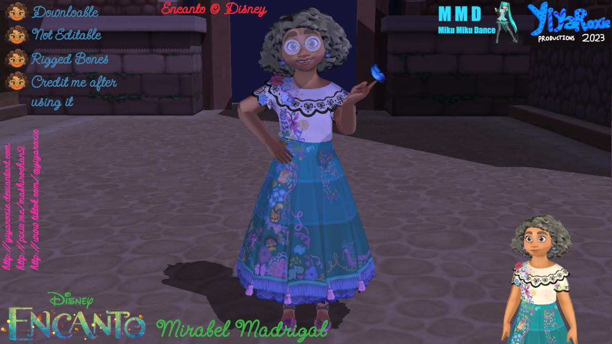 MMD Mirabel Madrigal (Download) by YiyaRoxie on DeviantArt