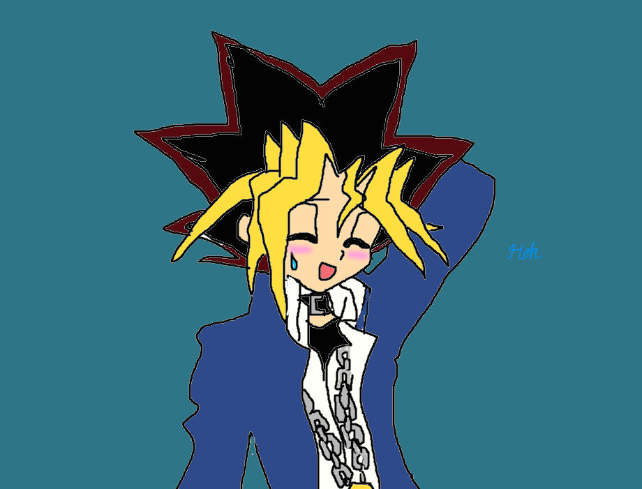 Blushy Yugi by Deitymoonspirit on DeviantArt