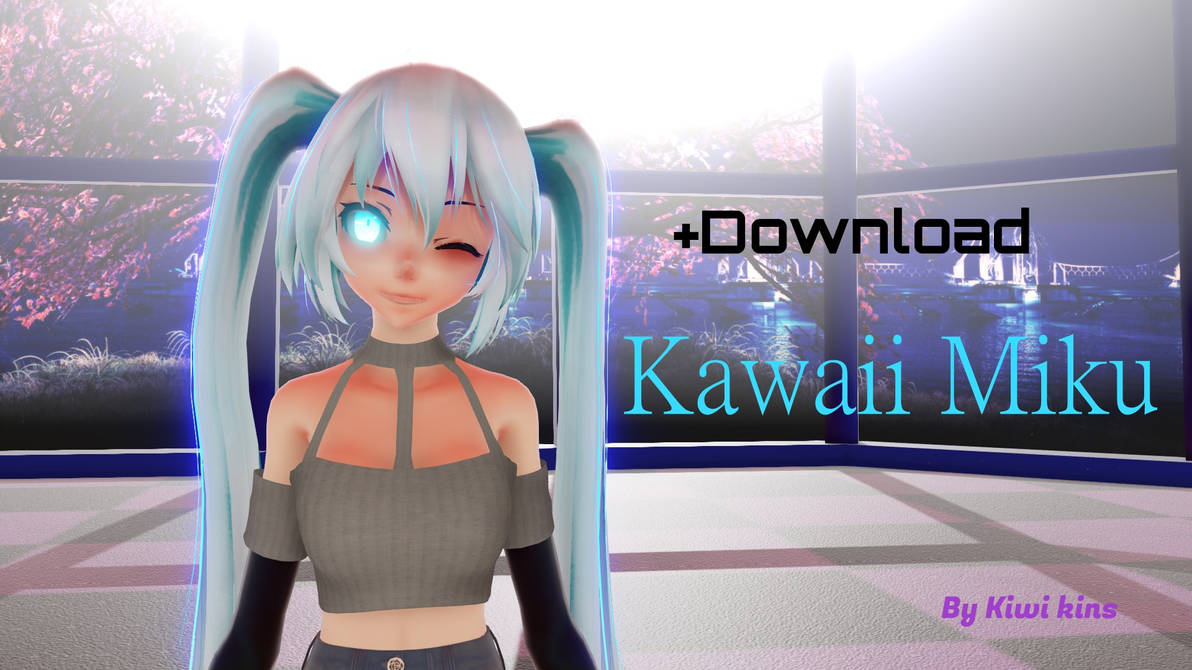 ( MMD ) Kawaii Miku +Model Dl by lulufinspop on DeviantArt