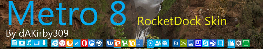 Metro 8 RocketDock Skin by dAKirby309 on DeviantArt