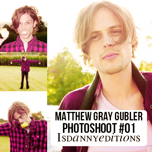 Matthew Gray Gubler Photoshoot #01 by JeffvinyTwilight on DeviantArt
