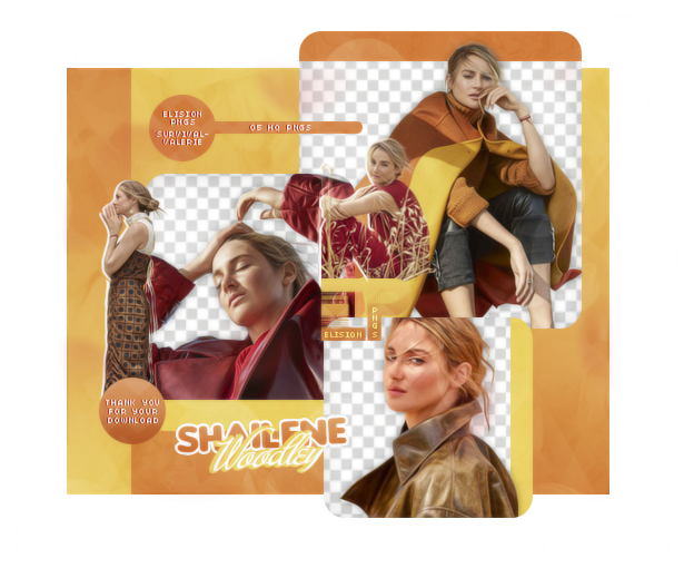 PACK PNG 456 // SHAILENE WOODLEY by ELISION-PNGS on DeviantArt