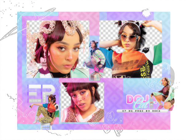 PACK PNG 650 - DOJA CAT by ELISION-PNGS on DeviantArt