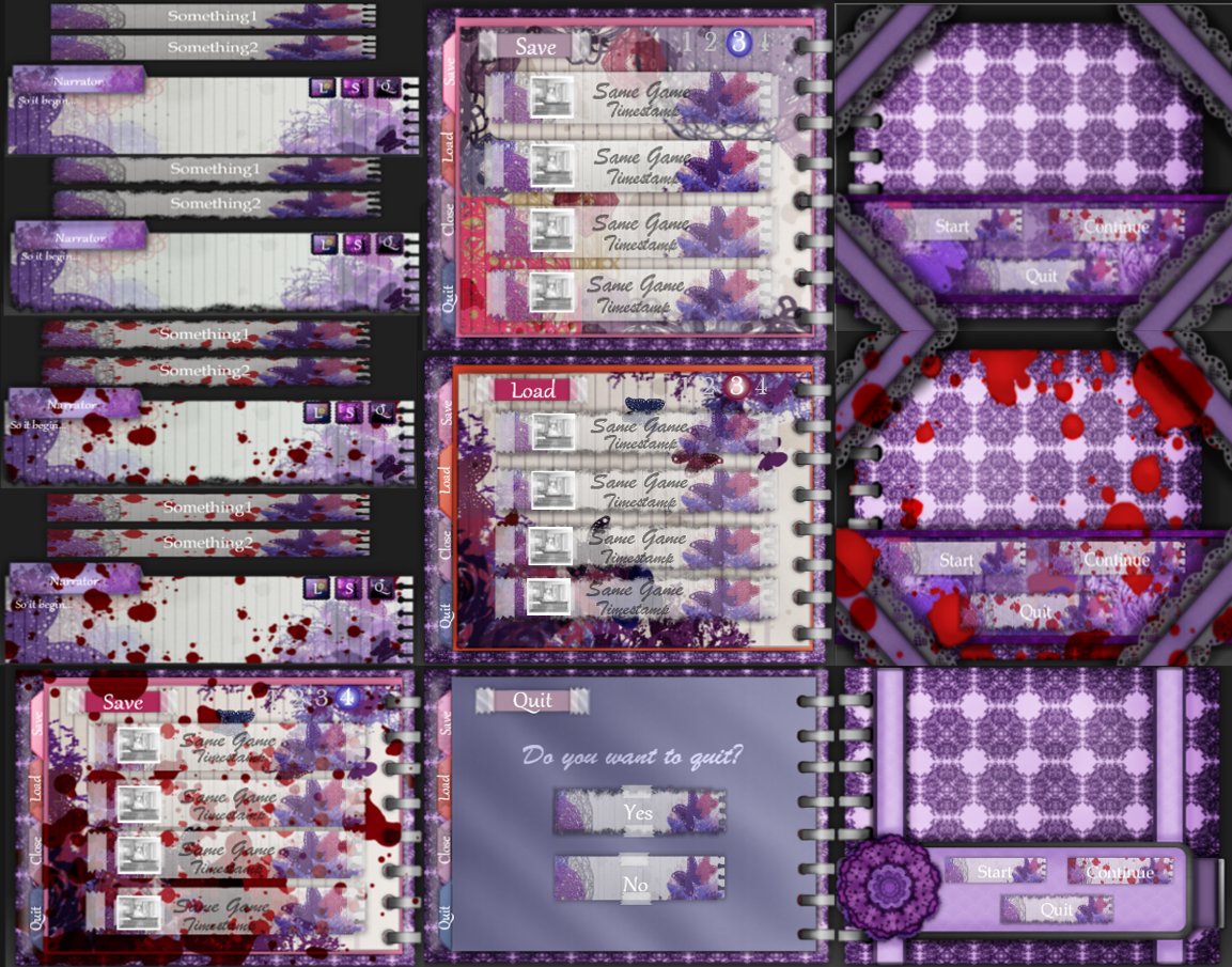 Gothic Notebook Template by afiniwind on DeviantArt