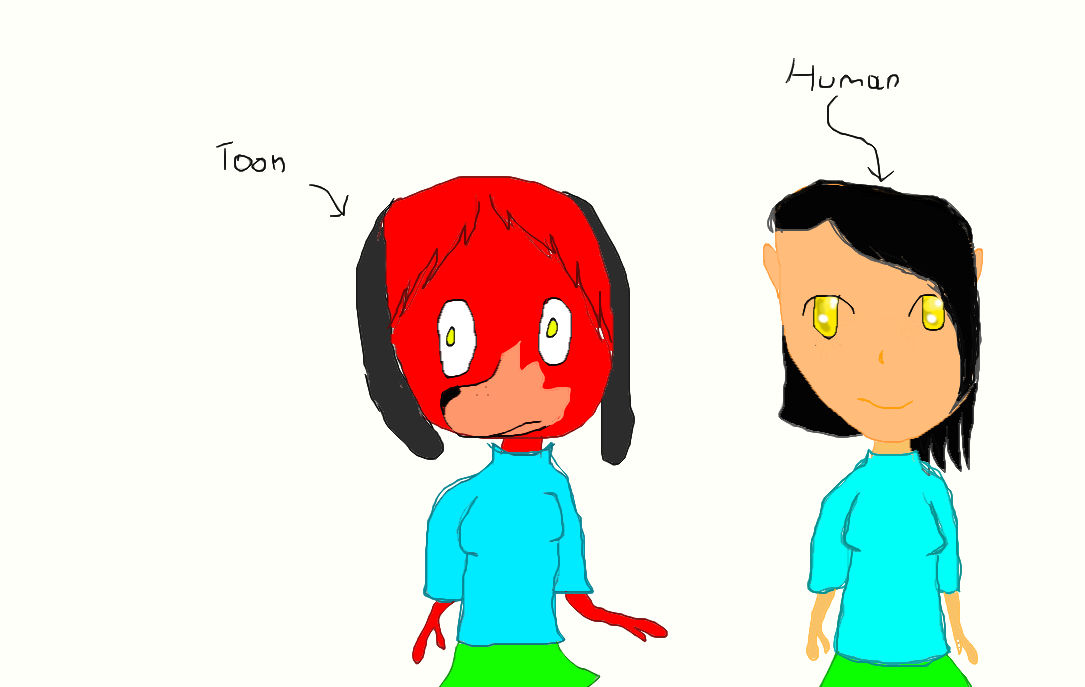 Toon form and Human form by Derple1 on DeviantArt