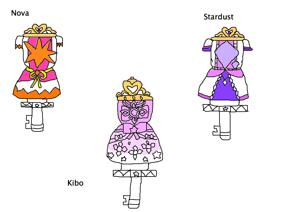 Cure Etoile Dress Up Keys by Sakura-Ange on DeviantArt