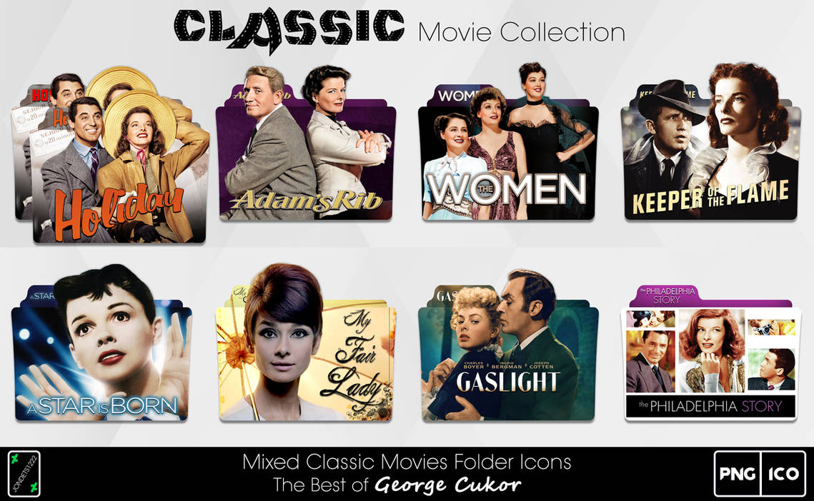 Mixed Classic Movies Folder Icon Pack 1 by jondets1222 on DeviantArt