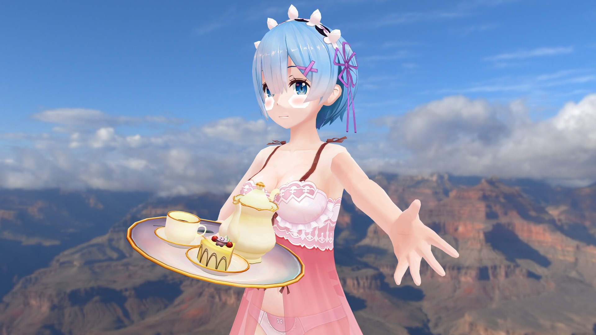Rem Birthday Lingerie mmd dl by lautaromero on DeviantArt
