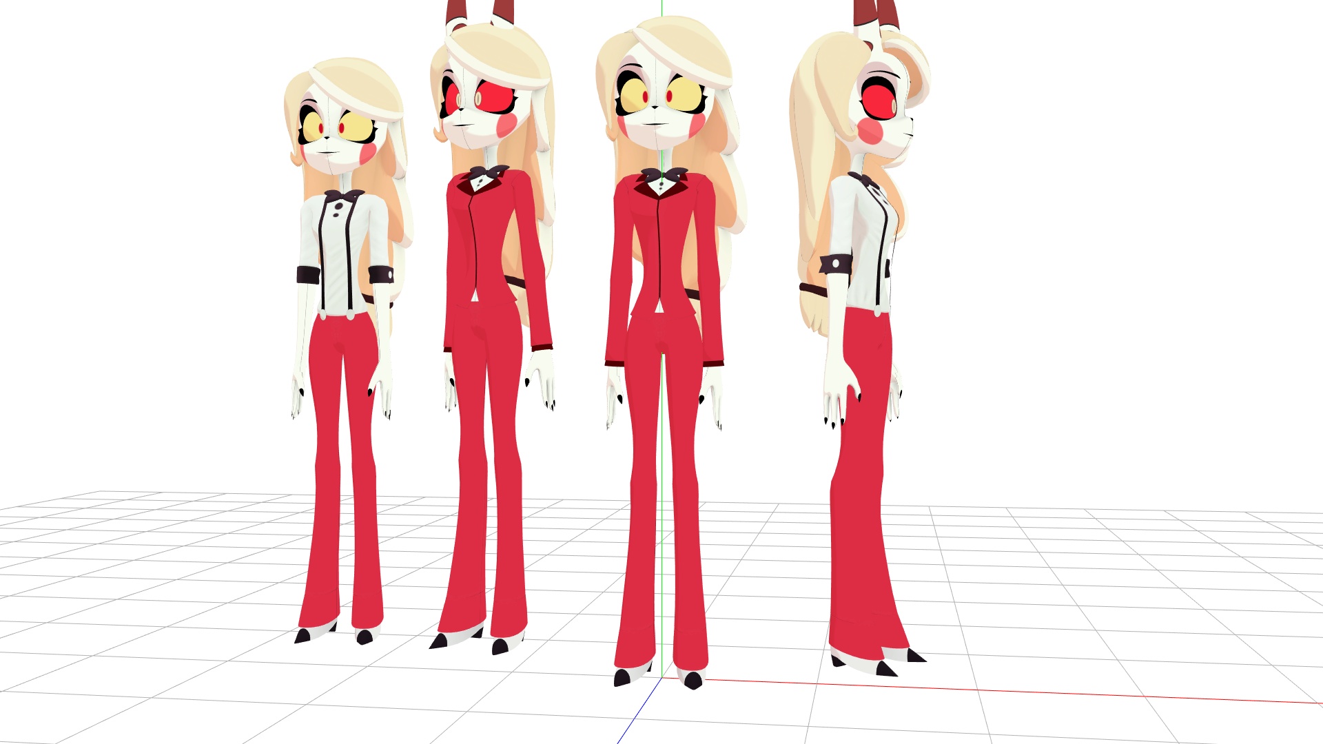 Hazbin Hotel- Charlie Morningstar mmd pack dl by lautaromero on DeviantArt
