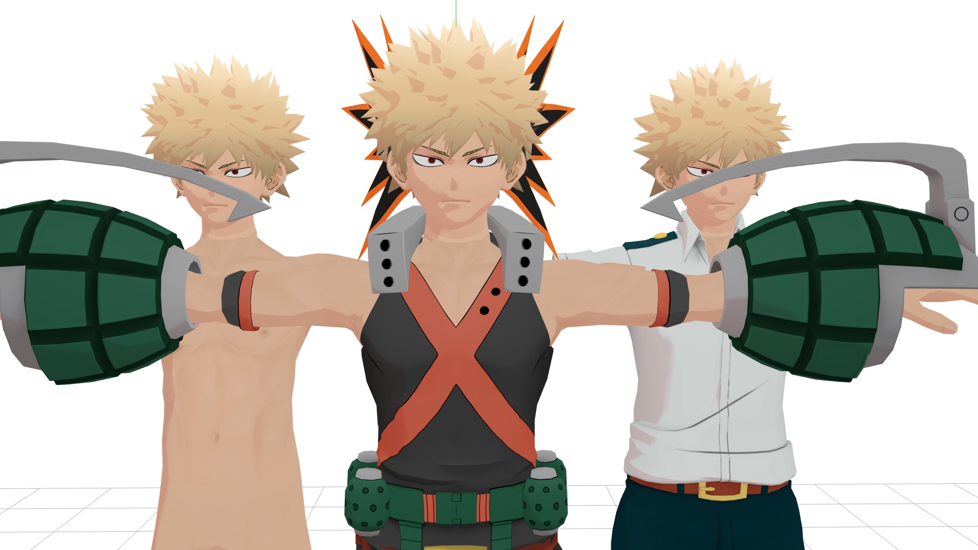 MHA Katsuki Bakugo mmd dl by lautaromero on DeviantArt