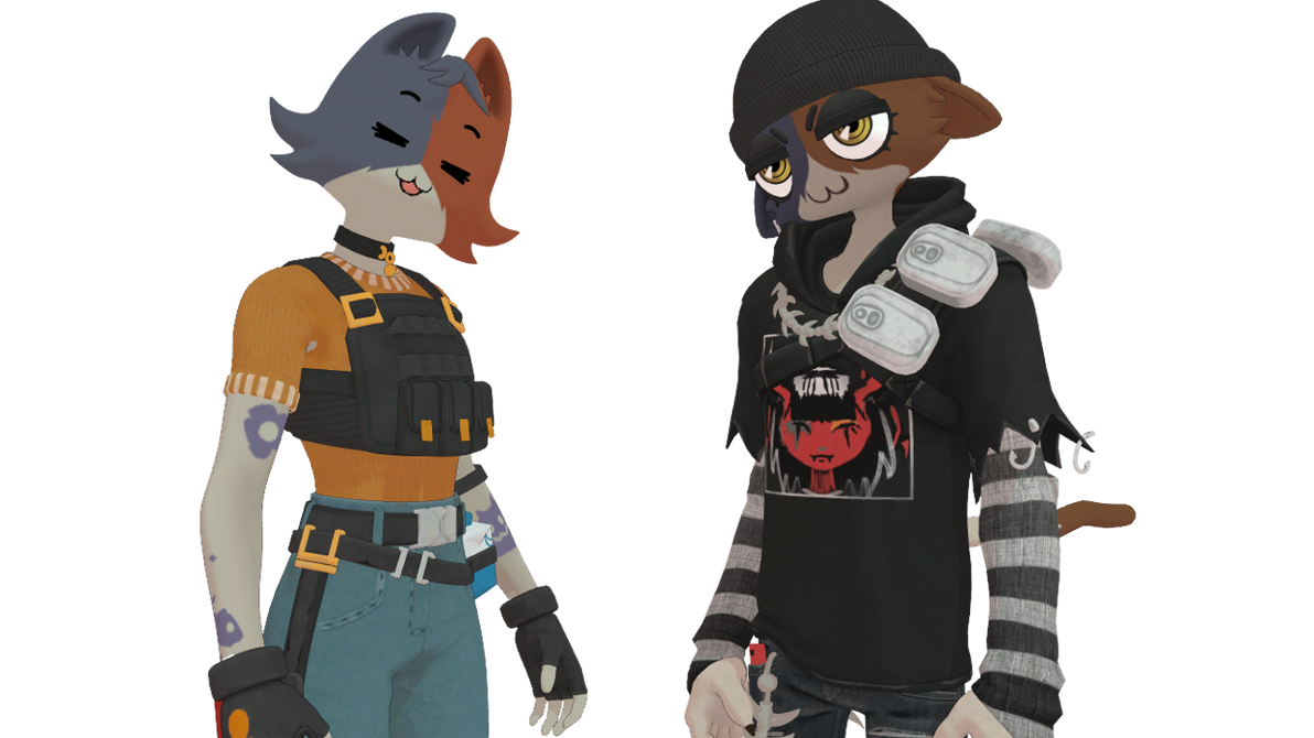 Cate And Mewskull nudable Mmd Dl by lautaromero on DeviantArt