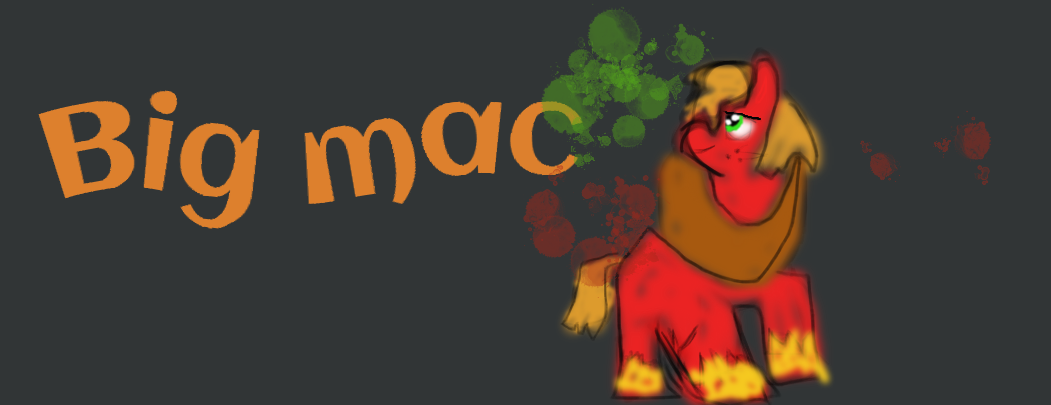 Big mac fighting is magic wallpaper by chelida on DeviantArt
