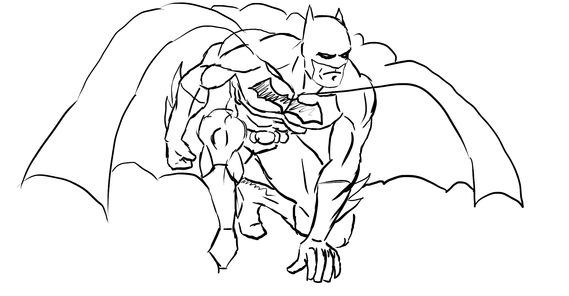 Batman Strike a Pose XD by Amireon on DeviantArt