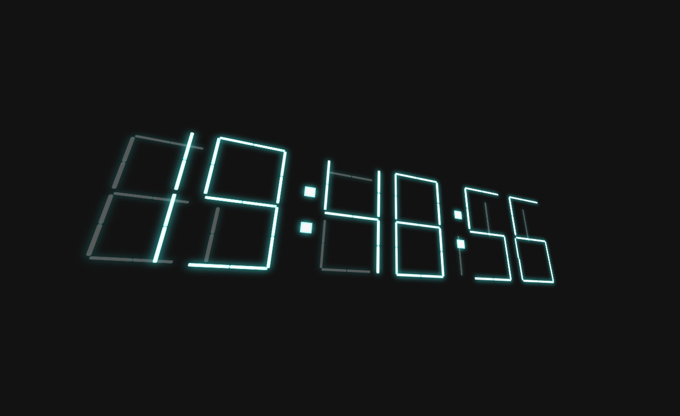 3d Digital Clock Screensaver