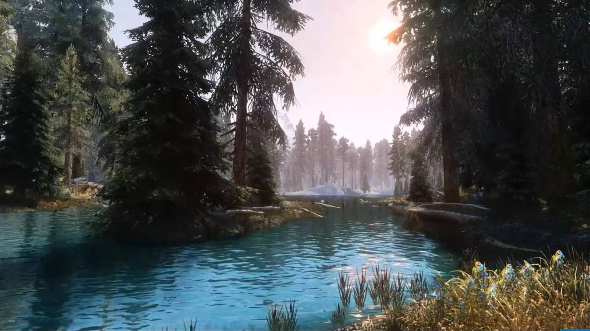 Forest And Water by RebeccaTT on DeviantArt