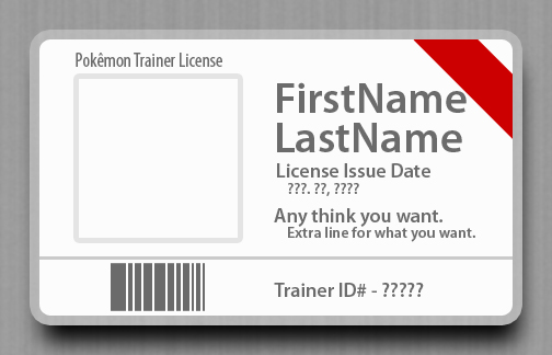 Pokemon Trainer License by MasterIckolas on DeviantArt