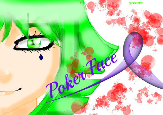 Poker face By Gumi Megapoid~ by YukiNeko-Sama on DeviantArt