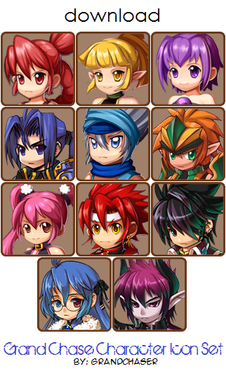 Grand Chase Character Icon Set by GrandChaser on DeviantArt