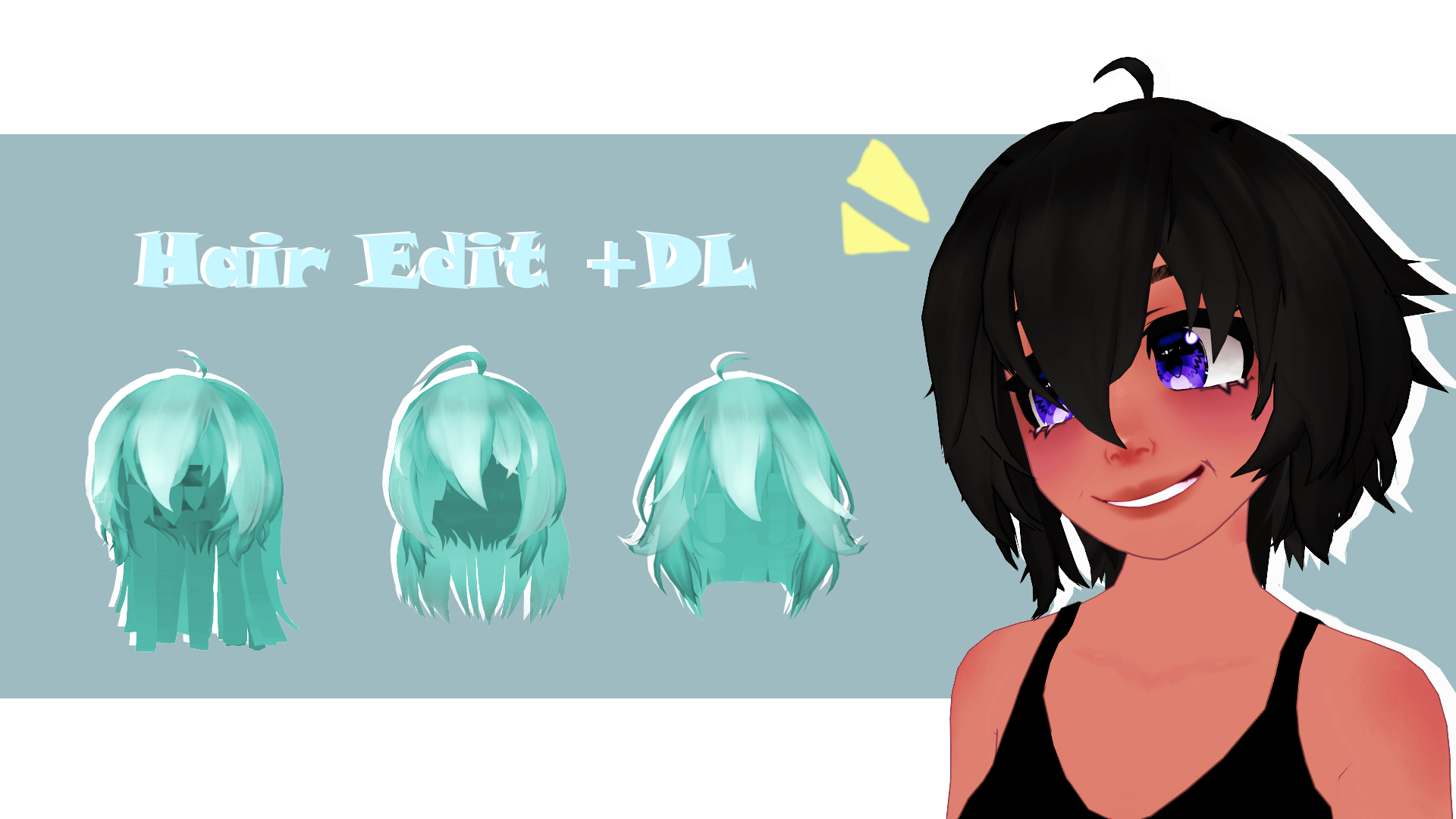 Hair Edit Pack - Nimu by Official-KiwiKins on DeviantArt