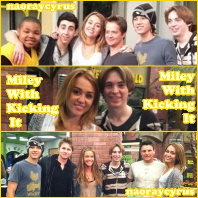 Miley Cyrus with Kicking It by NaoRayCyrus on DeviantArt
