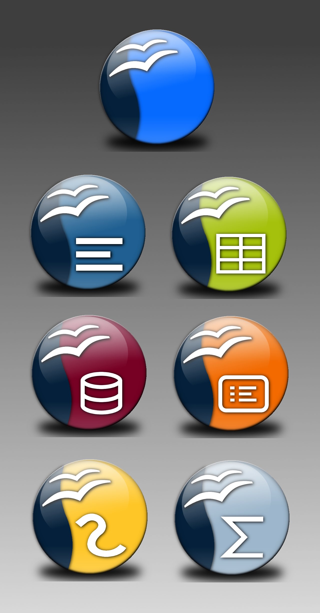 OpenOffice Icons by H3lio5 on DeviantArt