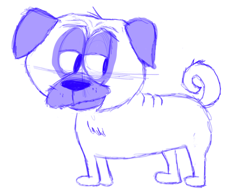 Pug by cartoonsbykristopher on DeviantArt
