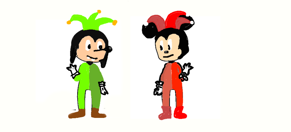 Jester Goofy and Mickey by SuperGirlDeyonah on DeviantArt