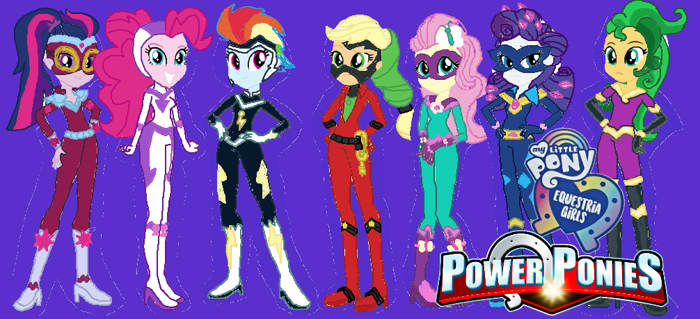Equestria Girls - Power Ponies by SuperGirlDeyonah on DeviantArt