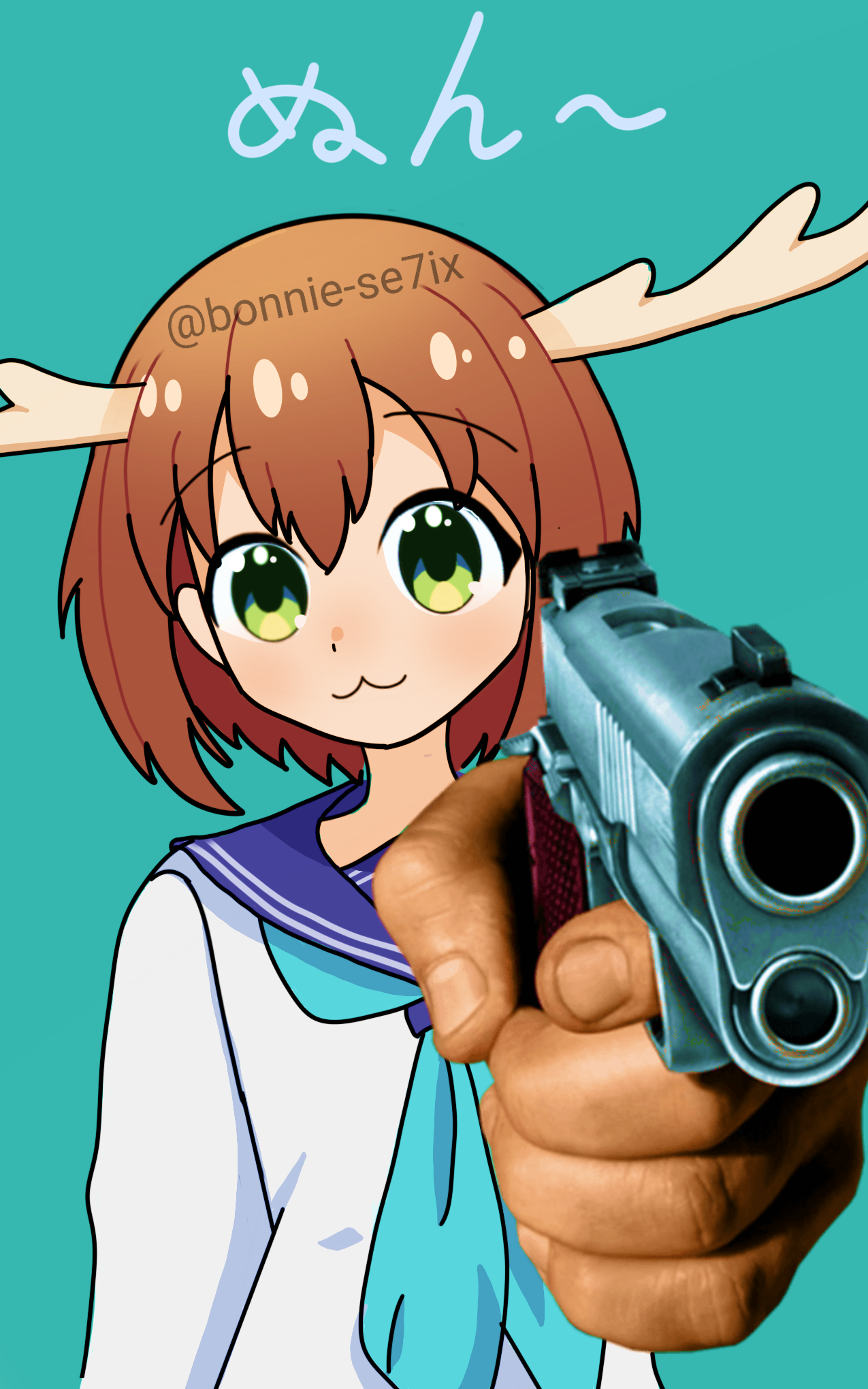 my deer friend nokotan fanart by bonnie-222 on DeviantArt