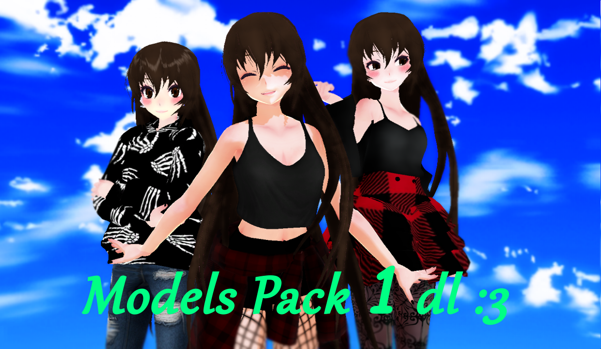 MMD Models Pack 1 Download by Julcia538 on DeviantArt