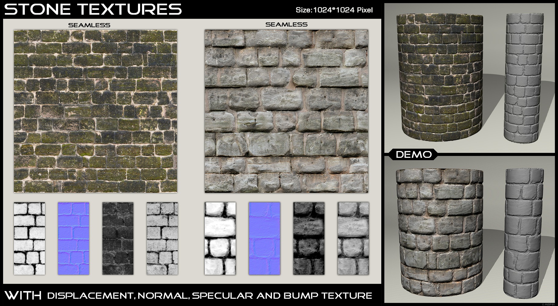 Stone Textures - 2 by AGF81 on DeviantArt