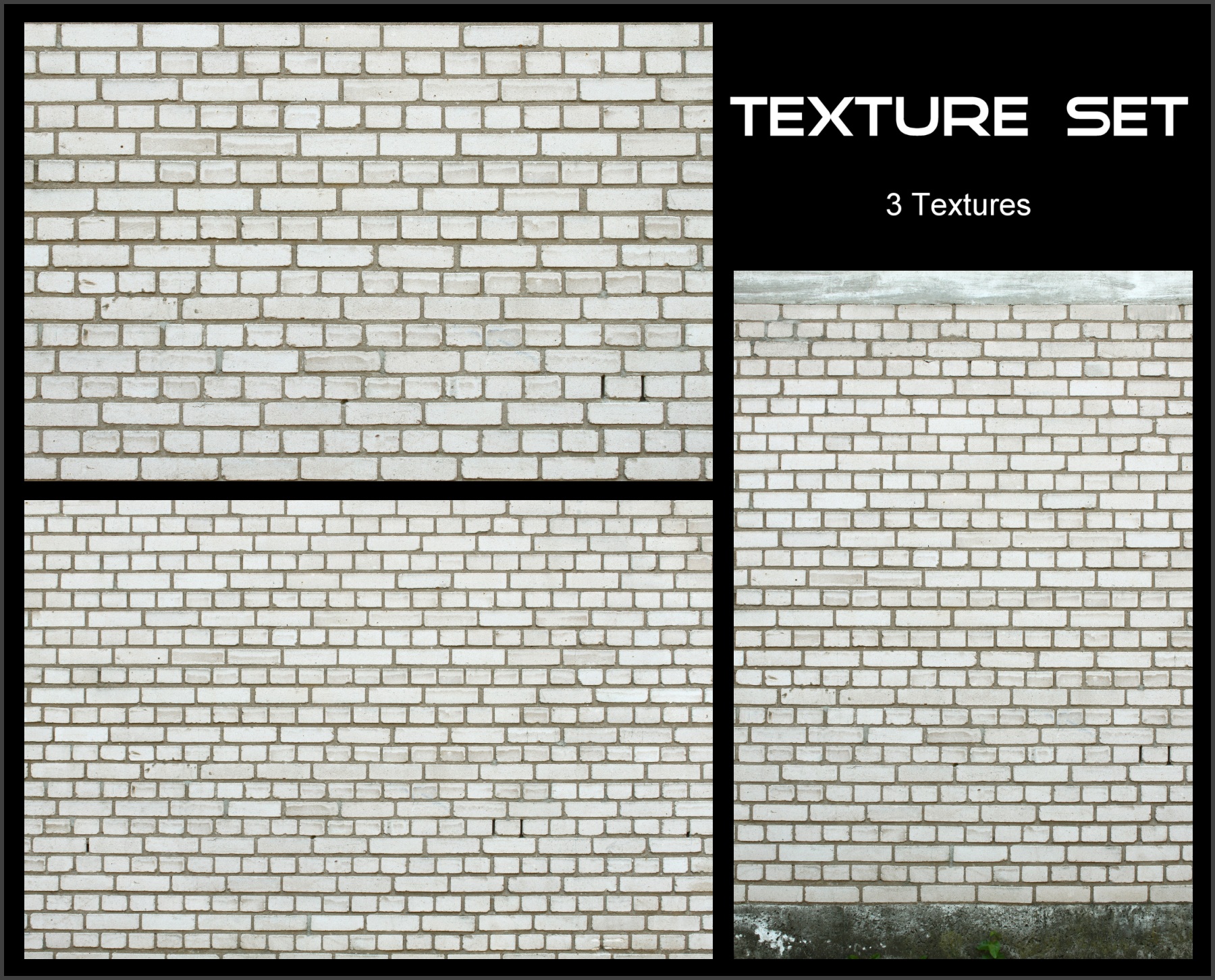 Texture Set - White Brick by AGF81 on DeviantArt