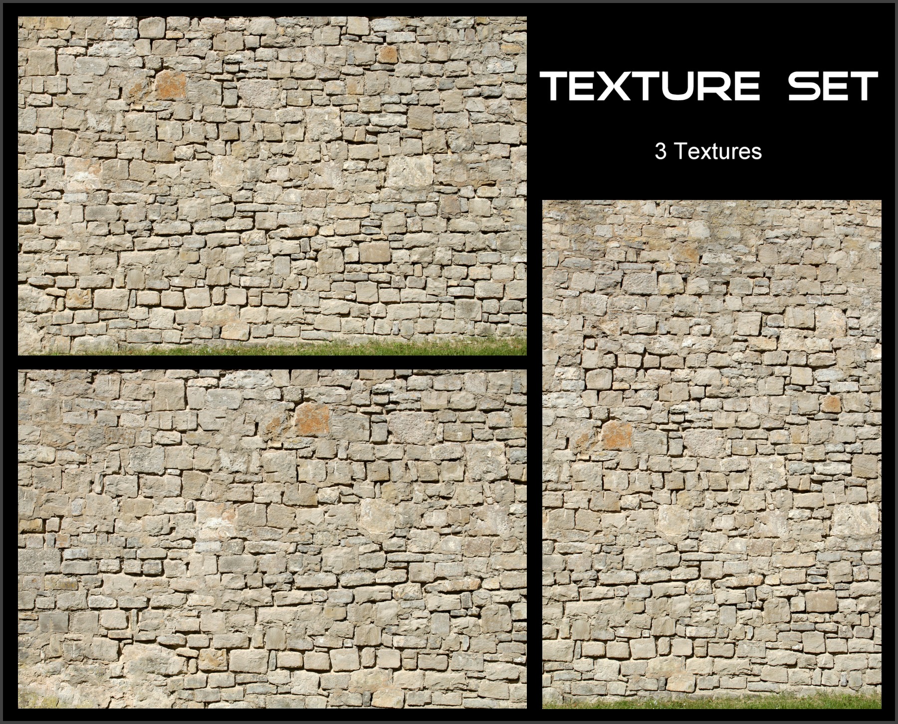 Texture Set - Stone Wall by AGF81 on DeviantArt