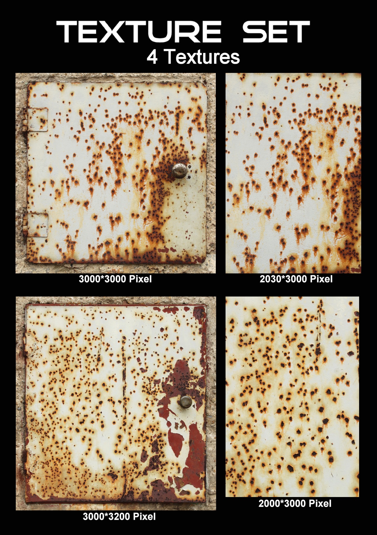 Texture Set - Rusty Metal 3 by AGF81 on DeviantArt