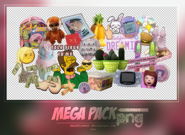 Mega pack png. by Maleficeent on DeviantArt