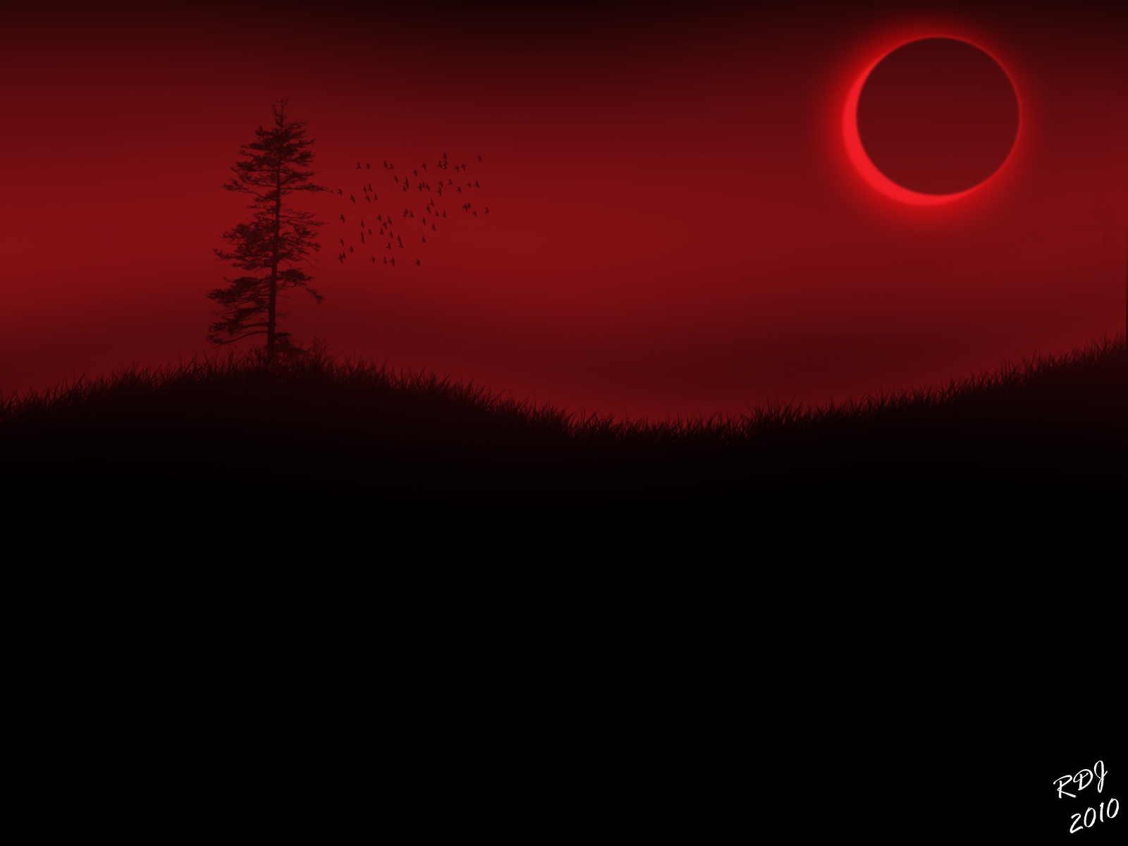 Wallpaper Moonlight Red by RDJDesign on DeviantArt