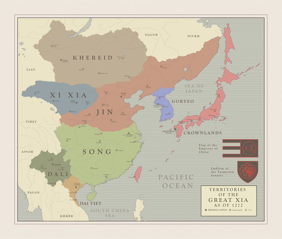 The Seven Realms (Targaryens in East Asia) by Cornycator on DeviantArt