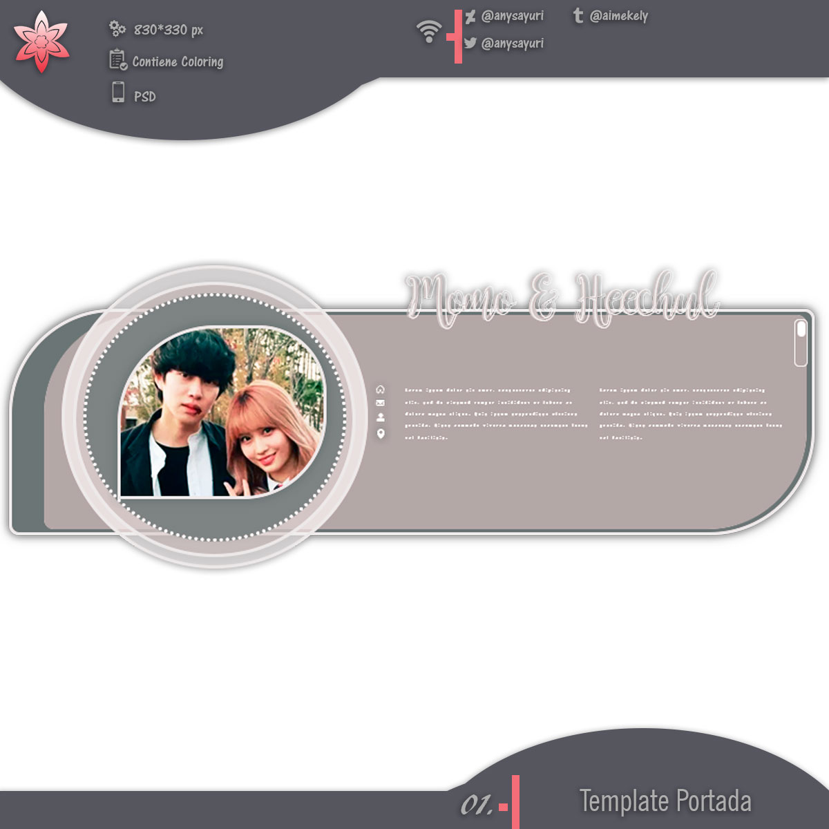 016 Template Banner By Anysayuri by Anysayuri on DeviantArt