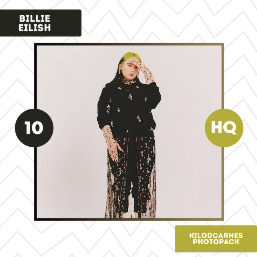 Photopack 4723 ~ Billie Eilish by rarephotopackss on DeviantArt