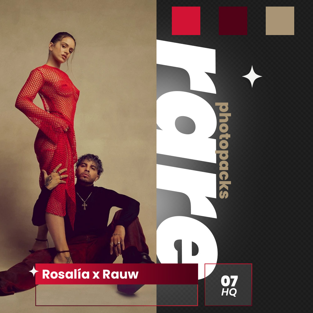 Photopack 7053 ~ Rosalia x Rauw Alejandro by rarephotopackss on DeviantArt