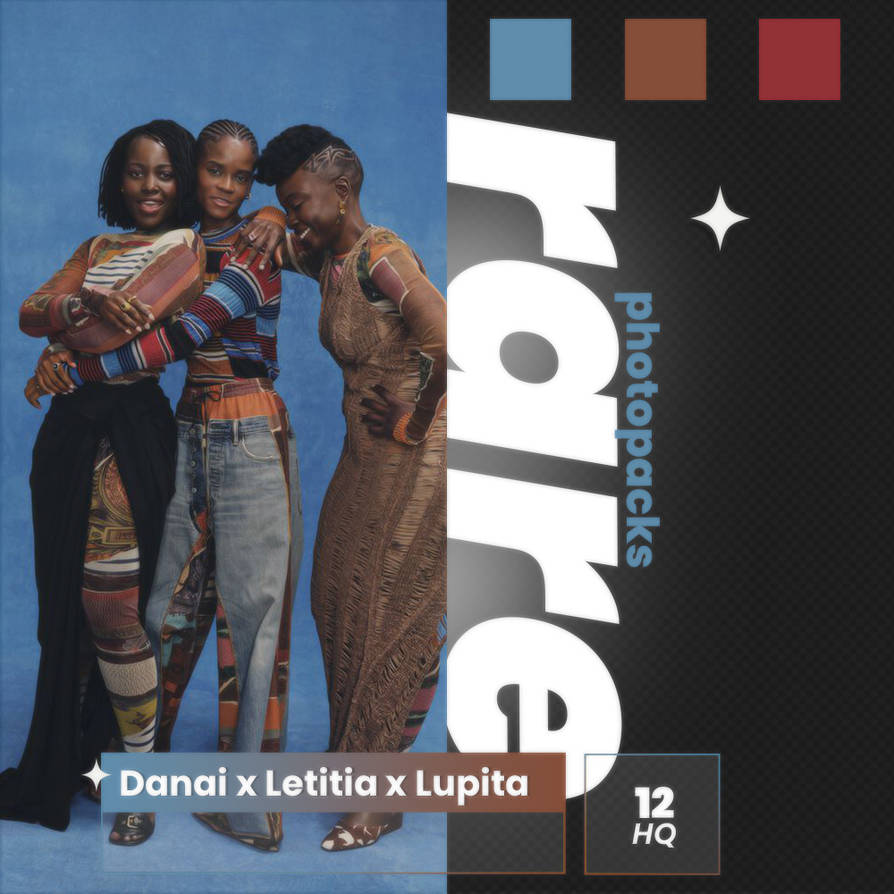 Photopack 7447 ~ Lupita N x Danai G x Letitia W by rarephotopackss on ...