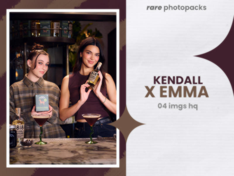 Photopack 8058 ~ Kendall Jenner x Emma Chamberlain by rarephotopackss ...
