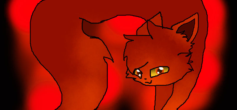 the fire cat by zimzimzim1235 on DeviantArt