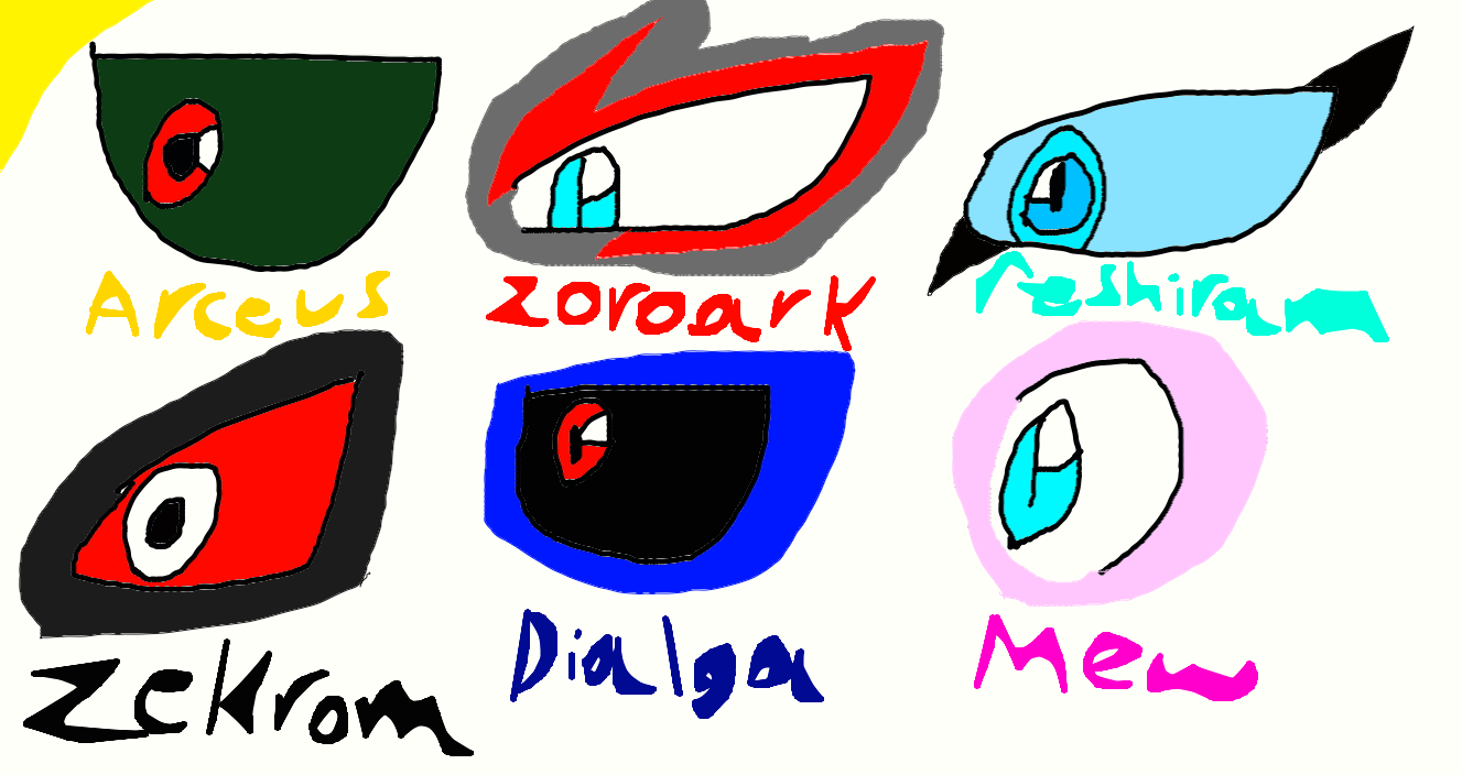 Pokemon eye practice by Zorceus on DeviantArt