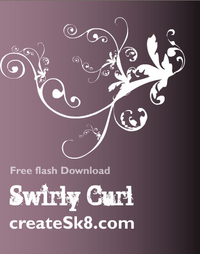 Flash Freebie - Swirly Curls by namespace on DeviantArt