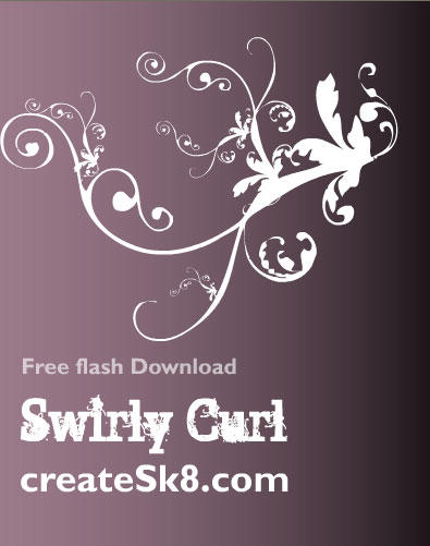 Flash Freebie - Swirly Curls by namespace on DeviantArt