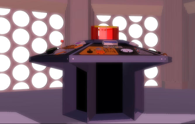 4th 5th doctor tardis by 15blue on DeviantArt